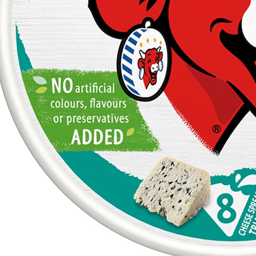 The Laughing Cow Light Cheese Spread with Blue Cheese | Cheese Triangles