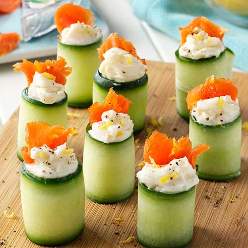Cucumber Roll Ups Snack Recipe | The Laughing Cow UK