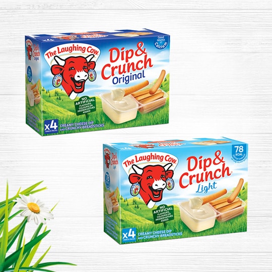 Cheese Snacks by The Laughing Cow UK | Dip & Crunch